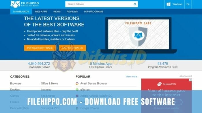 √ 6 Tempat Download Software Gratis Terlengkap Indonesia Untuk Pc ...