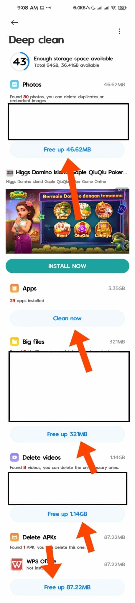 Cara Menghilangkan Tulisan Ruang Penyimpanan Hampir Habis Di HP Xiaomi | Ditulis.ID